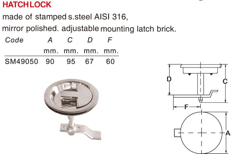 Hatch Lock - Buy Hatch Lock, S. Steel Hatch Lock, stainless Steel Hatch ...