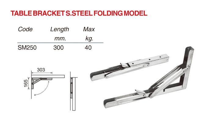 Table Bracket S. Steel Folding Model - Buy Table Bracket, S. Steel ...